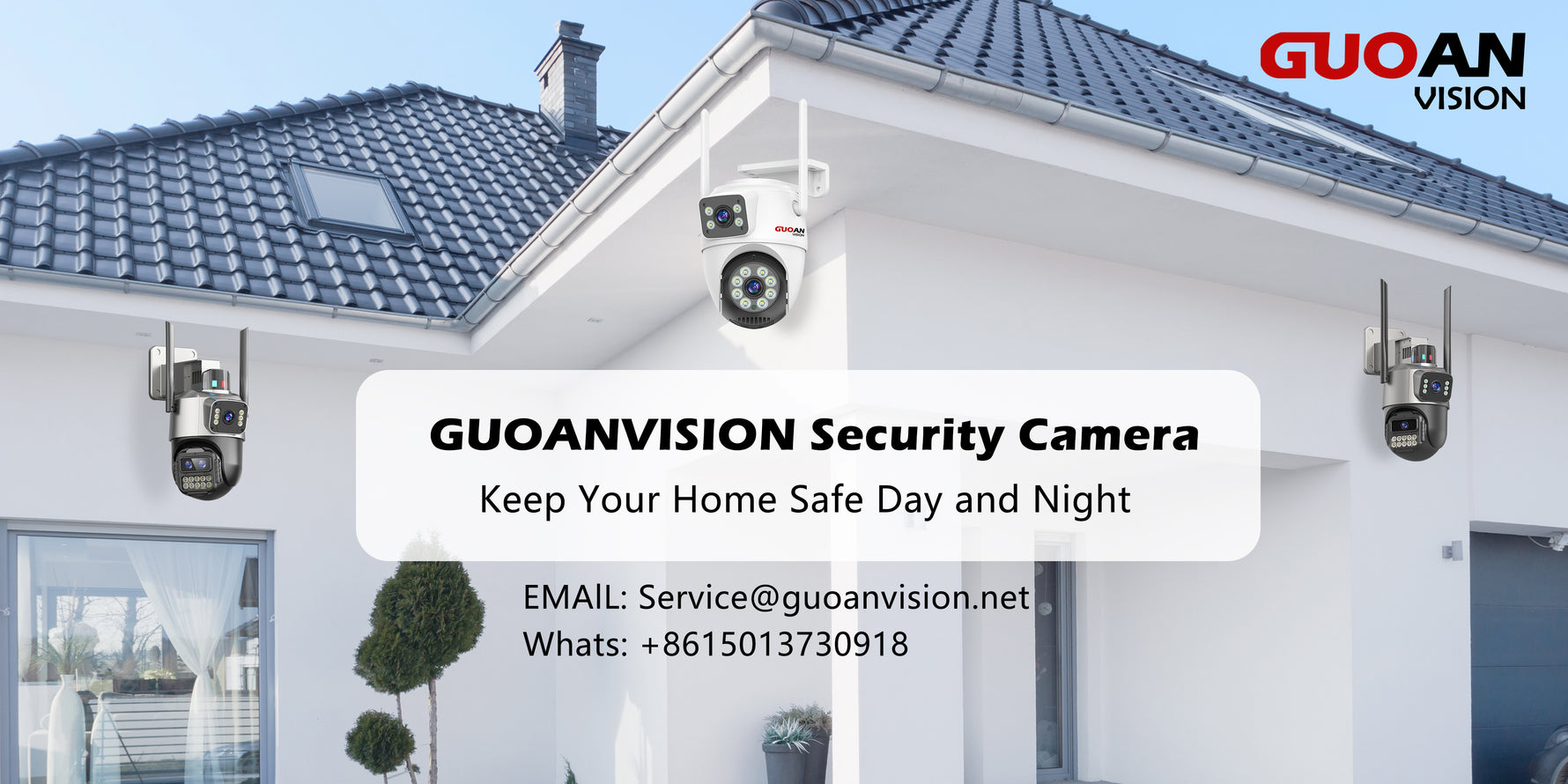 GUOANVISION SECURITY CAMERA INDOOR OUTDOOR